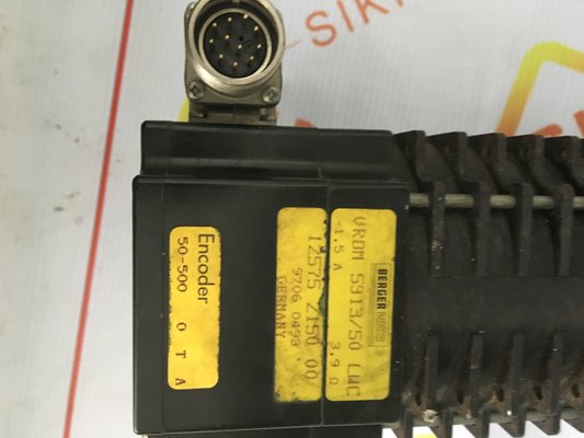 BERGER LAHR SERVO MOTOR VRDM 5913/50 LWC VRDM5913/50LWC 1.5A A AMPS 3.9Ω USED