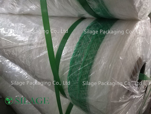 1.23m*2000m White Color Silage Round Bale Wrap Net