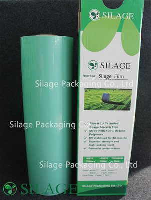 Green Color 750mm*25um Blown Silage Film for New Zealand