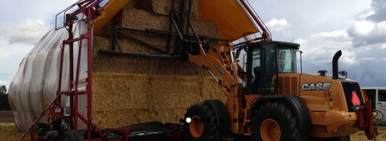 1m Wide Clear Color Long Tube Silage Square Bale Wrapping Film