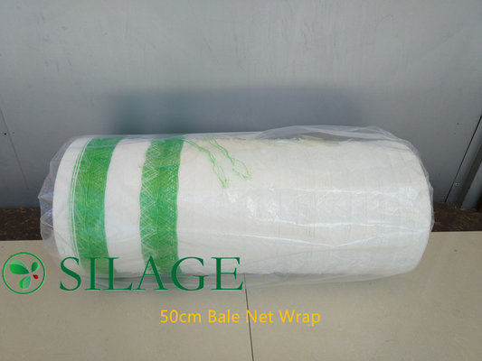 1.23m*2000m White Color Silage Round Bale Wrap Net