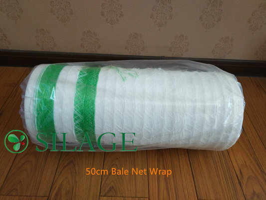 1.23m*2000m White Color Silage Round Bale Wrap Net
