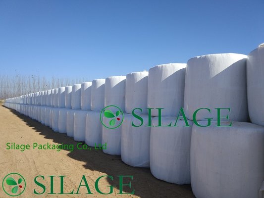 White Color 500mm Silage Wrap Film for Round Silage Bales