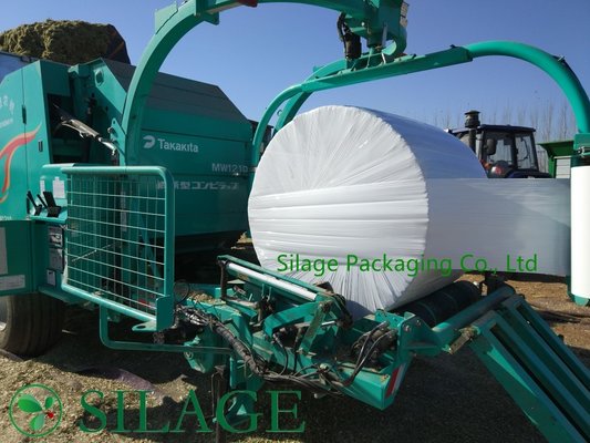 White Color 500mm Silage Wrap Film for Round Silage Bales