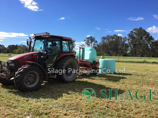Green Color 750mm*25um Blown Silage Film for New Zealand