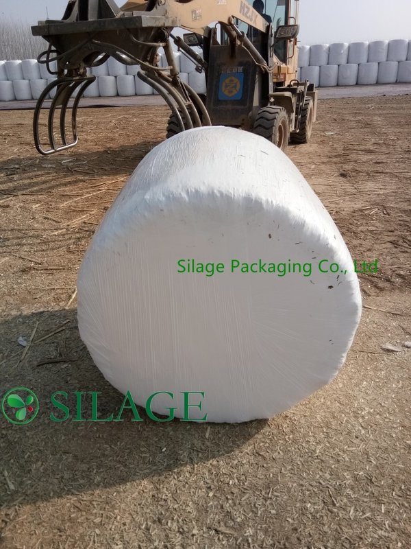 White Color 750mm*25um Blown Silage Film for Australia