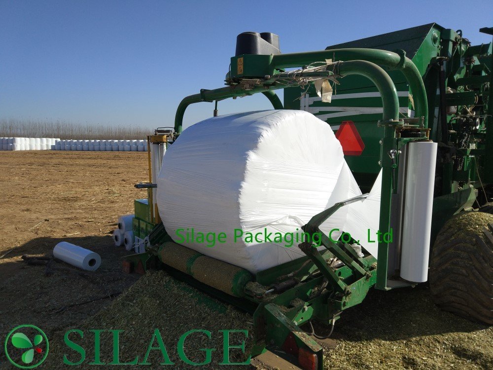 White Color Multi-Layer Blown Bale Wrap Film