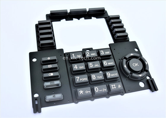 Custom Made Silicone Numeric Keypad For Industrail Machine SGS ITAF Approval Any Color Avilable