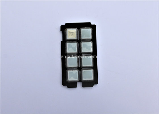 Control System Plastic Rubber Keypad Abrasion Resistance ROHS SGS Approval