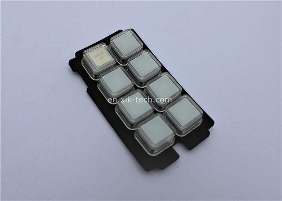 Control System Plastic Rubber Keypad Abrasion Resistance ROHS SGS Approval