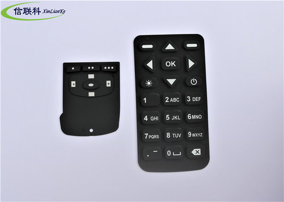 Waterproof Numeric Keypad Keyboard , Black Silicon Wireless Keyboard Multi Color