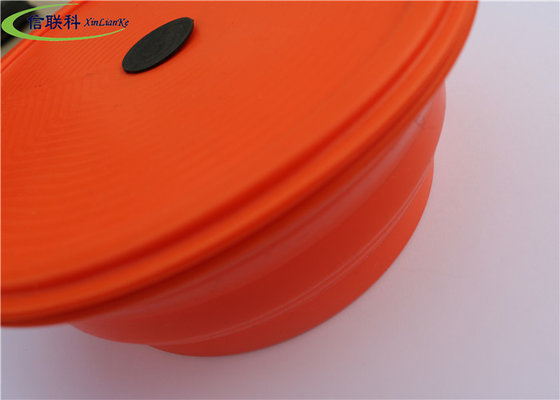 Travel Silicone Collapsible Cup / Silicone Drinking Cups Easy To Clean