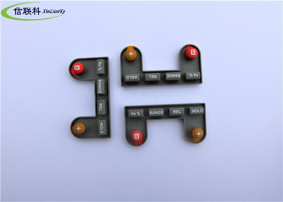 Customized Kinds Of Silicone Keypads Silkscreen Rubber Buttons