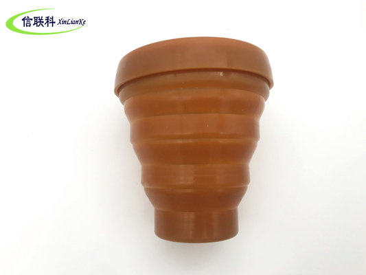 Fda Food Grade Silicone Tableware Folding Silicone Travel Cup With Lid