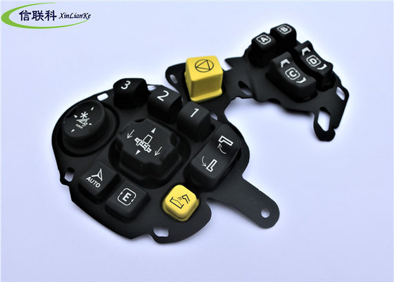 Durable Black Silicone Rubber Remote Control Keypad Key Membrane Switch Pad