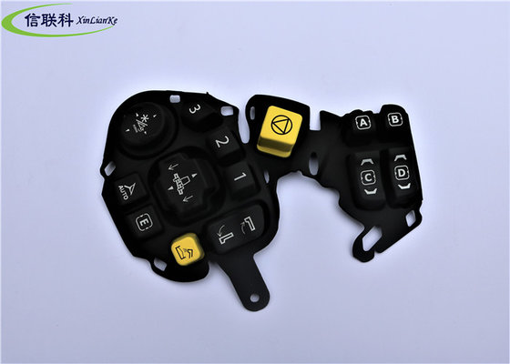 Durable Black Silicone Rubber Remote Control Keypad Key Membrane Switch Pad