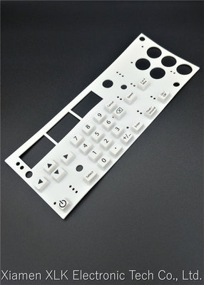 Dustproof Backlit Membrane Switch Keypad , Custom Silicone Buttons For Electronics