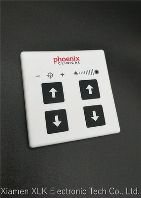 Customized Size / Shape	Plastic Rubber Keypad Anti - Wear , Eco - Friendly