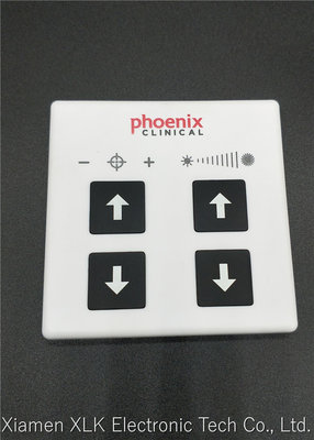 Customized Size / Shape	Plastic Rubber Keypad Anti - Wear , Eco - Friendly