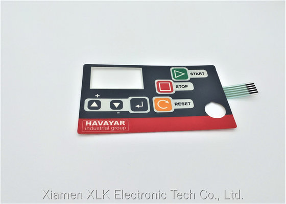 Waterproof Silicone Rubber Keypads , Membrane Switch Keypad Overlay Sealed