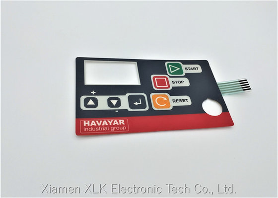 Waterproof Silicone Rubber Keypads , Membrane Switch Keypad Overlay Sealed