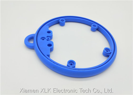 Blue Color Industrial Rubber Products Irregular High Temp Silicone Gasket