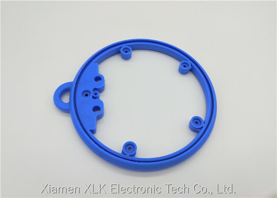Blue Color Industrial Rubber Products Irregular High Temp Silicone Gasket