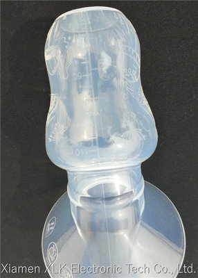 Food Grade Molded Silicone Parts Breastfeeding Manual Nursing Breast Pumps