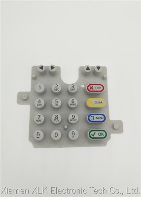 Silk Printing Silicone Rubber Button Pad Embossed Logo ODM And OEM Service