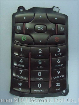 Plastic Cap Plastic Rubber Keypad For Mobile Phone Environment Friendly Wear Resistance