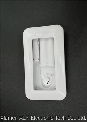 White Color Plastic Molded Products / Plastic Injection Parts Hand Held Enclosure