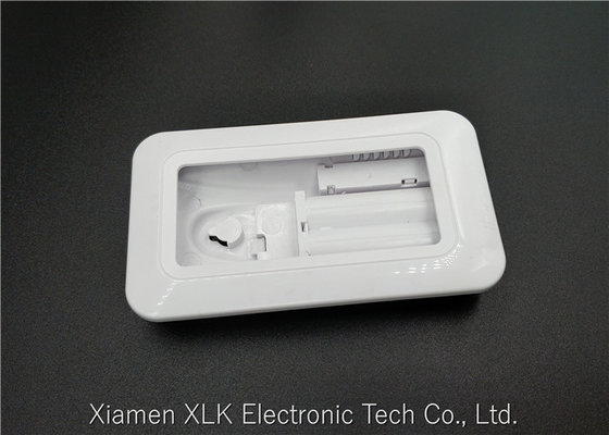 White Color Plastic Molded Products / Plastic Injection Parts Hand Held Enclosure