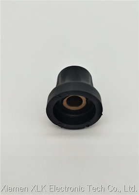 Waterproof Molded Rubber Parts Black Toggle Switch Rubber Dust Cap Boot With Metal Inside
