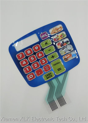 Durable Silicone Rubber Keypad , Pcb Membrane Switch Keyboard SGS Approval