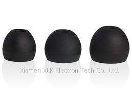 Custom Made Durable Silicone Earbud Covers , Silicone Earphone Tips Washable