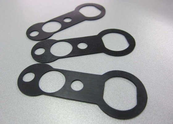 Waterproof Flat Rubber Gasket / Custom Molding Silicone Rubber Parts 30-90 Shore A