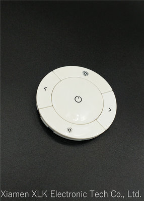 Custom Round Shape Plastic Rubber Keypad With Injection Silicone Button UV Coating