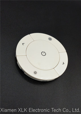 Custom Round Shape Plastic Rubber Keypad With Injection Silicone Button UV Coating