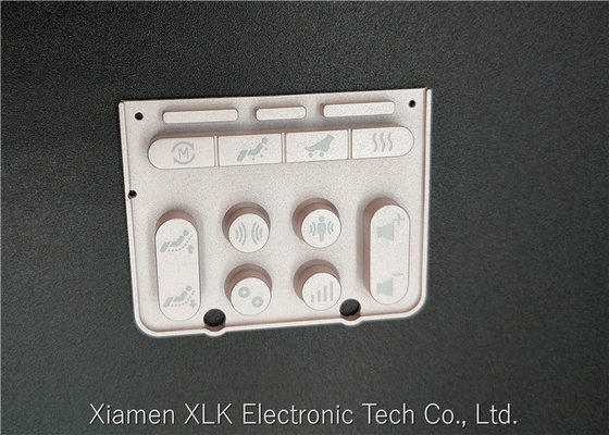 Non Toxic Custom Silicone Rubber Keypads With Laser Cutting / Logo Printed