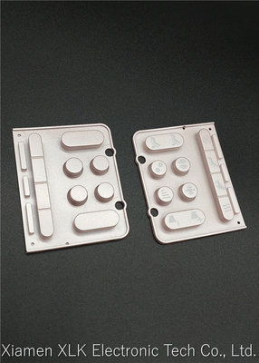 Non Toxic Custom Silicone Rubber Keypads With Laser Cutting / Logo Printed