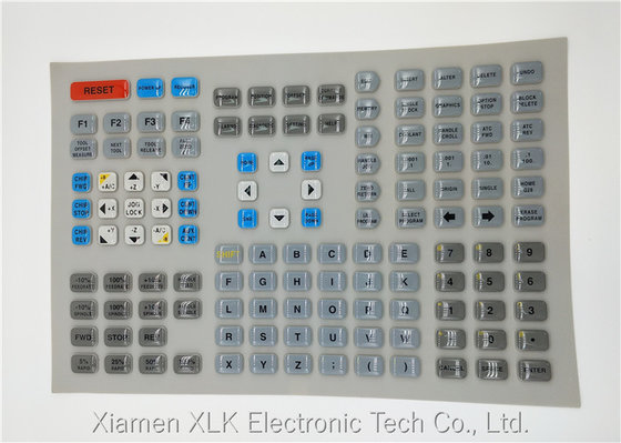 Flate Or Tactile Key Industrial Numeric Keypad / Flexible Waterproof Keyboard