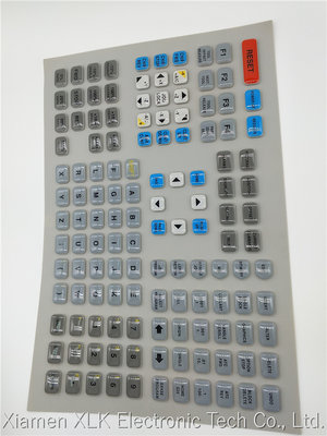 Flate Or Tactile Key Industrial Numeric Keypad / Flexible Waterproof Keyboard