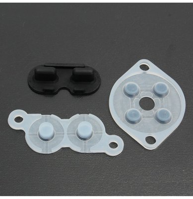 Black White Silicone Push Button , 2 Button Keypad Water Proof Dust Proof