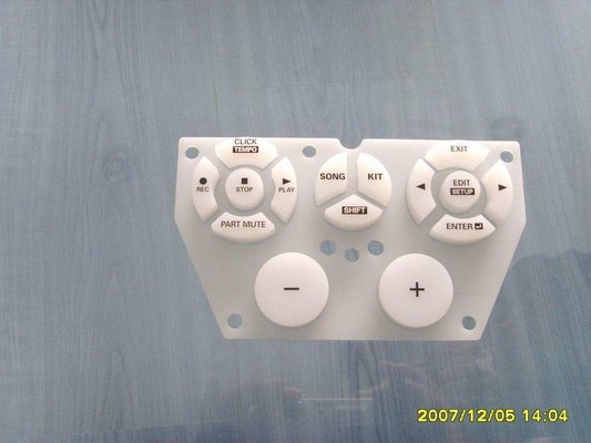 Soft Flexible Silicone Keyboard Rubber Pads Excellent Resistance To Ozone