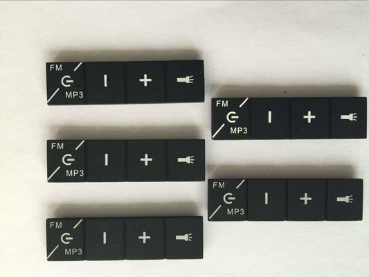 Flame Resistance  Remote Control Button , Custom Rubber Keypad ROHS Approval