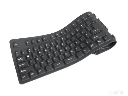 Soft Silicone Tablet Keyboard , Silicone Bluetooth Keyboard Good Heat Resistance