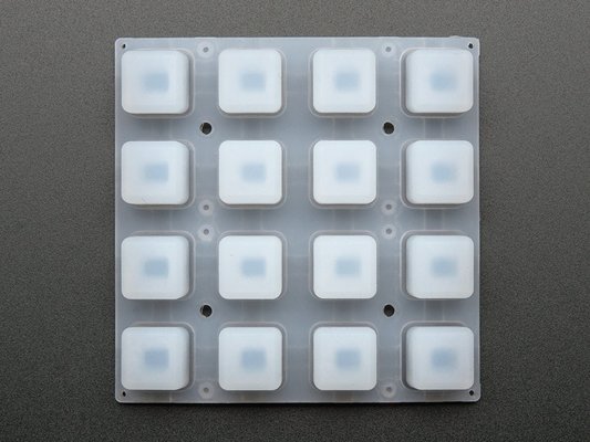 Heat Resistance Silicone Rubber Button Pad 4x4 With SGS Certification