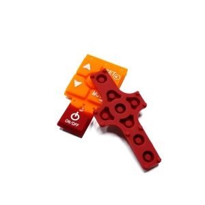 Colorful Custom Rubber Keypad Remote Control , Silicone Dome Switches Non Slip