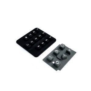 Durable Silicone Rubber Keypad Auto Silicone Parts Good Force Long Lasting 