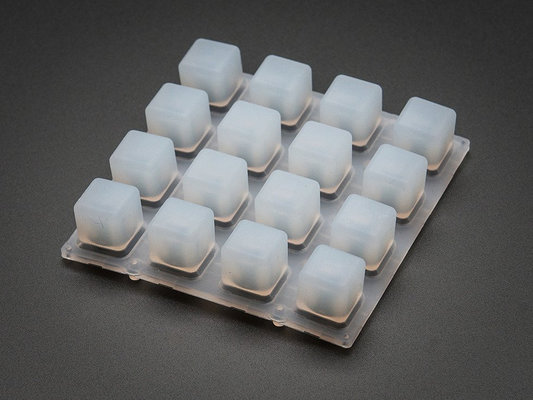 Oil Proof Folding Remote Control Keypad , Flexible Silicone Rubber Keyboard